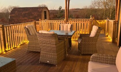 Birdholme Glamping | safari lodges with private hot tubs Notts
